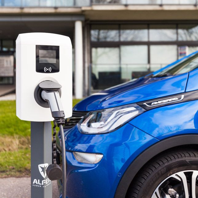 Borne de recharge Alfen 22 kW - Mode 3 Prise Type T2 | ZEborne